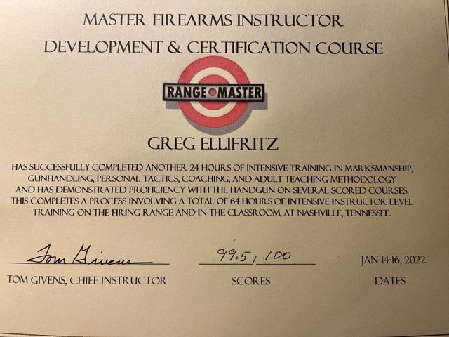 Rangemaster Master Firearms Instructor Course | Active Response Training